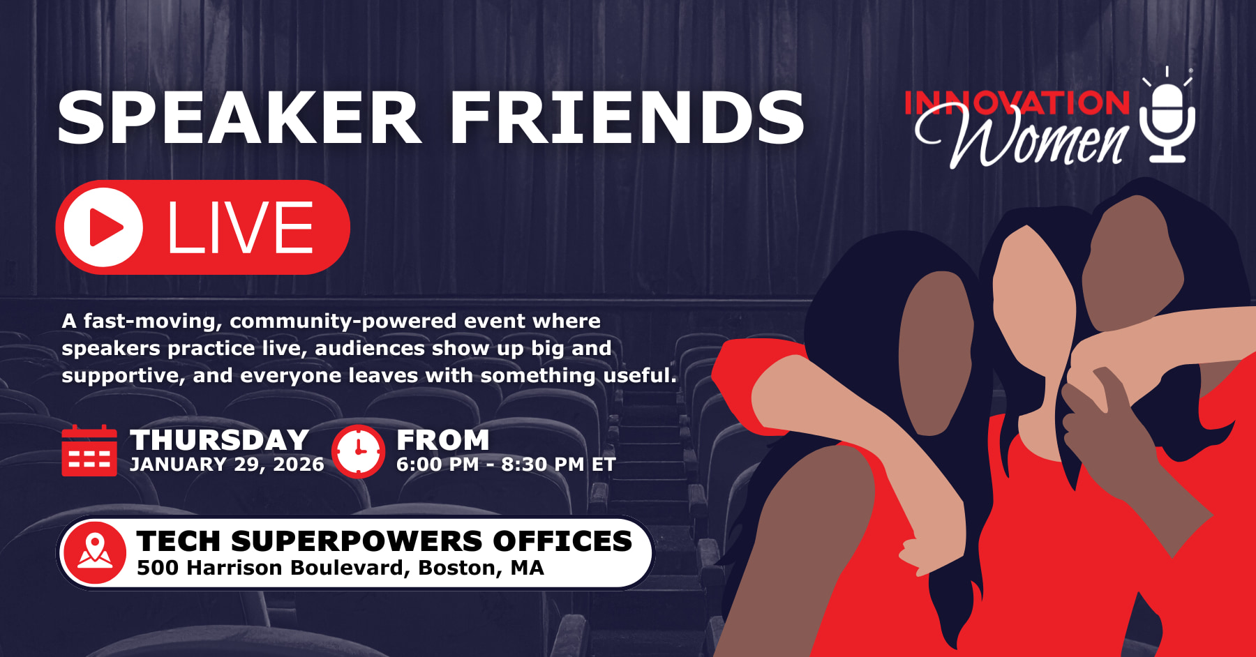 Speaker Friends Live: Practice. Feedback. Footage. Real Momentum ...